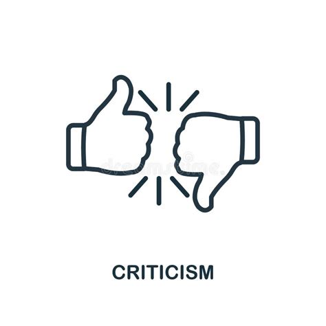 Criticism Icon Monochrome Style Design From Management Icon Collection Ui Pixel Perfect