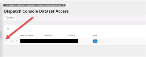 dispatch console there is no active dataset check user access for
