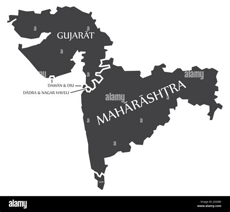 Gujarat And Maharashtra Map Brandy Tabbitha
