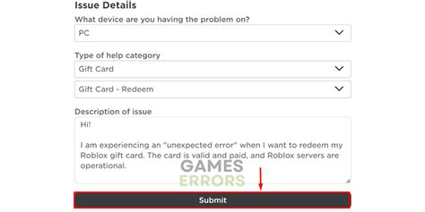 An Unexpected Error Has Occurred Roblox T Card Solved