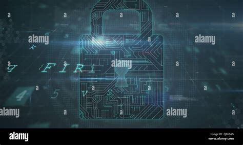 Digital Lock With Codes 4k Stock Photo Alamy