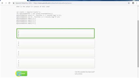 upwork node js test youtube