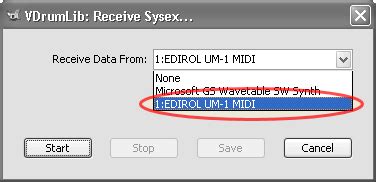 Step 4 Start The Sysex Data Acquisition Process