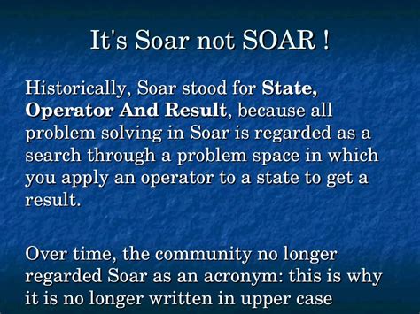 Soar Architecture