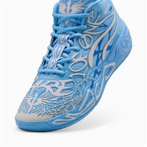 Puma X Lamelo Ball Basketball Shoe Mb04 La France Team Light Blue
