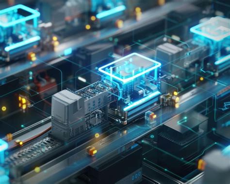 Smart Manufacturing Realized Through Edge Computing Premium Ai Generated Image