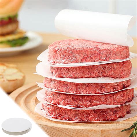 Xiying Burger Patty Separator Paper Thickened Non Stick Oil Absorbing Paper Pads Meat Patty