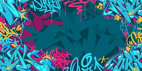 유행 추상 다채로운 도시 거리 예술 낙서 스타일 벡터 일러스트 레이 션 배경 템플릿 개성 개념에 대한 스톡 벡터 아트 및 기타 이미지 개성 개념 그래피티 기하 도형