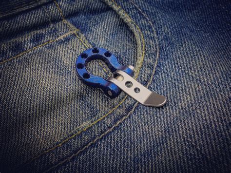 Ti Omega Shackle Suspension Clip Key Ring Pocket Edc Gear