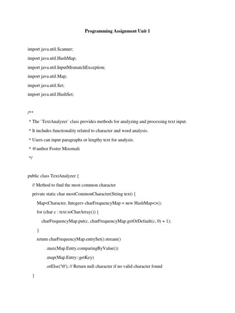 Programming Assignment Unit 1 Download Free Pdf String Computer