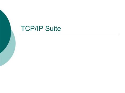 PPT TCP PowerPoint Presentation Free Download ID 762598