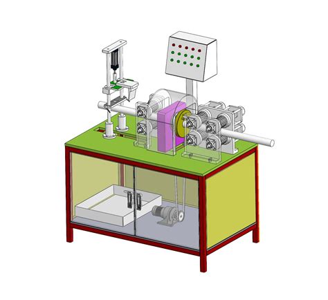 甘蔗去皮及切断机模型 SOLIDWORKS 2021 模型图纸下载 懒石网