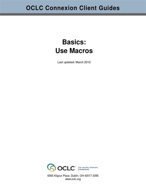 basic macros pdf subroutine macro computer science