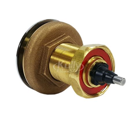 Sloan C 9 A Push Button Assembly For 1 Wall Depth 3 34 L Dimension