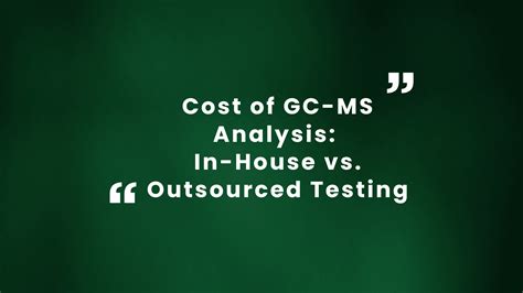Cost Of Gc Ms Analysis