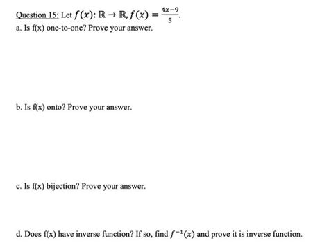 Solved Question Let F X RR F X X A Is F X Chegg Com