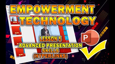 Empowerment Technology Lesson 5 Inserting Powerpoint Link YouTube