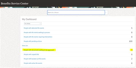 benefit summary dashboard does not show correct view of the summary