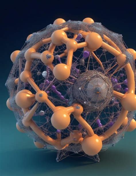 Premium Ai Image A Detailed 3d Rendering Of A Molecular Structure In A Cancer Cell Surrounded