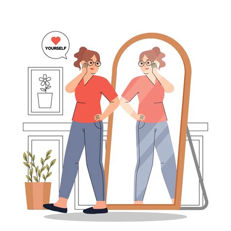 Hight Self Esteem Concept 18817383 Vector Art At Vecteezy