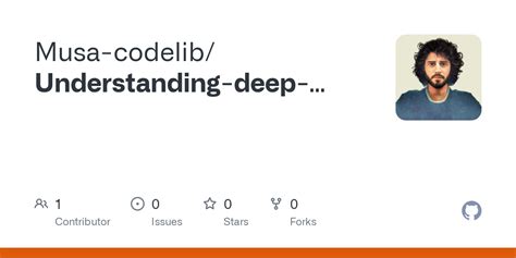 Github Musa Codelibunderstanding Deep Learning