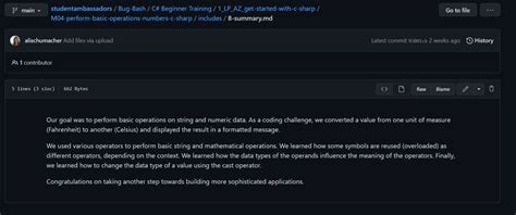 Incomplete Summary M04 Perform Basic Operations Numbers C Sharp