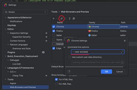 When Running A Aspnet App Open Browser In New Window Not New Tab