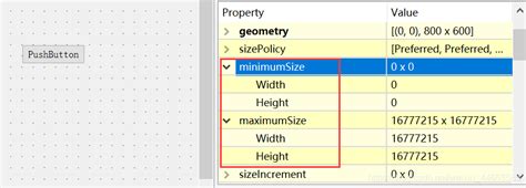 Qt Designer控件尺寸策略qt Designer Sizepolocy Csdn博客