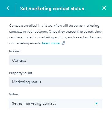 Choose Your Workflow Actions