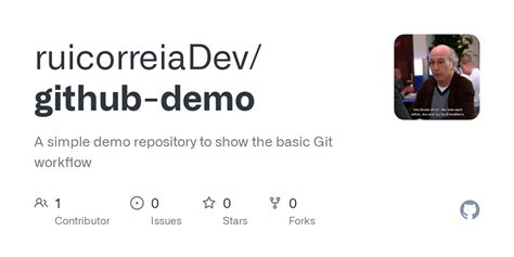 Github Ruicorreiadev Github Demo A Simple Demo Repository To Show The Basic Git Workflow