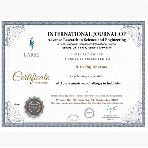 Yash Bhande On Linkedin Ai Internationaljournal