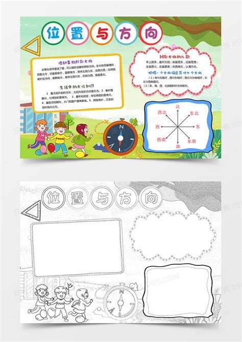位置与方向手抄报数学报电子小报word模板免费下载 编号z7pawpmjw 图精灵