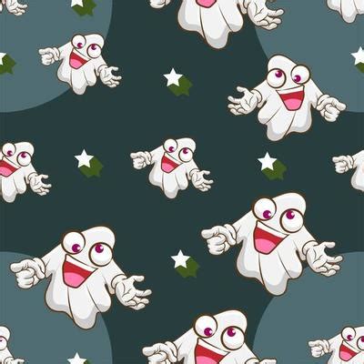 Ghost Seamless Vector Art Icons And Graphics For Free Download