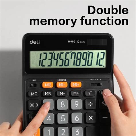 Deli Em999 Dual Memory Calculator Deli Group Co Ltd