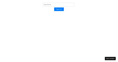 Open External Link In App Codesandbox