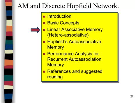Artificial Neural Network Lecture 6 Associative Memories And Discrete Hopfield Networks Pdf