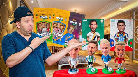 کیمدی 2025 آنباکس اکشن فیگور مسی و رونالدو و بهترین کارتم پاره شد