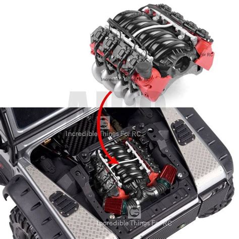 Rc Car Simulate Engine Motor V8 V8 Engine Remote Control Car Rc Car