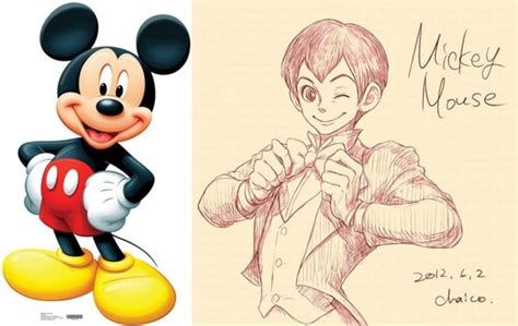 อุว้าว เมื่อตัวการ์ตูนดิสนีย์ กลายร่างเป็นมังงะ สุดเท่