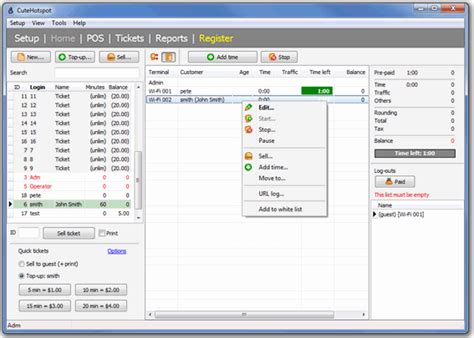 Wi Fi Hotspot Software Cutehotspot Documentation Administrator