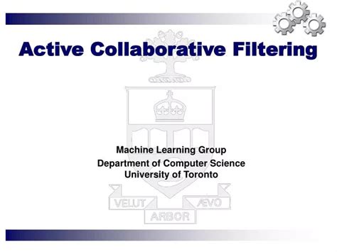 PPT Active Collaborative Filtering Overcoming The New User Problem PowerPoint Presentation