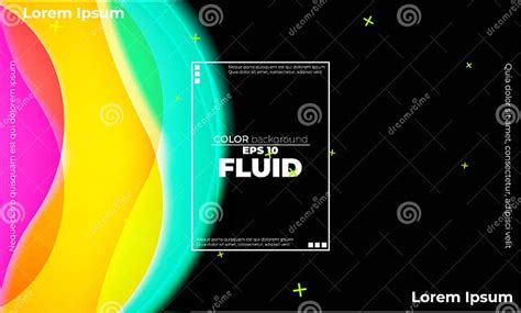 Creative Geometric Wallpaper Trendy Fluid Flow Gradient Shapes