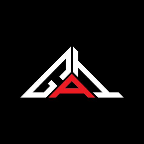 Gai Letter Logo Creative Design With Vector Graphic Gai Simple And Modern Logo In Triangle