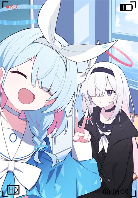 Arona And Plana Blue Archive Drawn By Mmhomm Danbooru