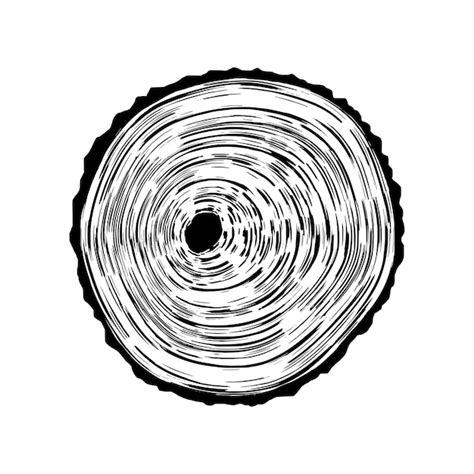 Premium Vector Log Cut Vector Illustration Tree Rings Pattern Premium Vector Log Cut Vector Illustration Tree Rings Pattern