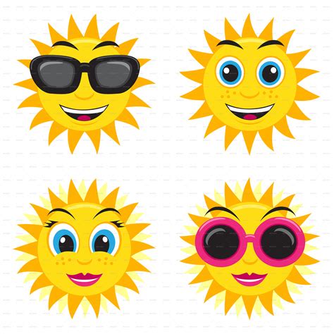 Sun Illustration Vectors Graphicriver