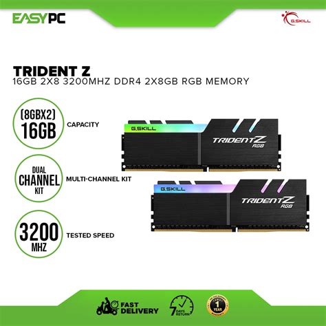 G Skill Trident Z Gb X Dual Kit Mhz Ddr Rgb Intel And Amd Supported Best Gaming