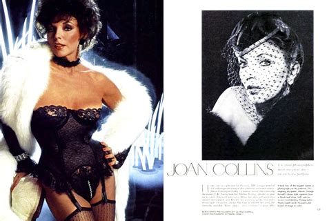 Joan Collins December 1983 Pipe And Pjs Pictorials