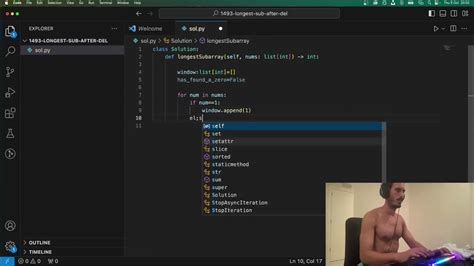 💻solving All Leetcode Problems With Python 🐍 1493 Longest Subarray Of 1s After Deleting