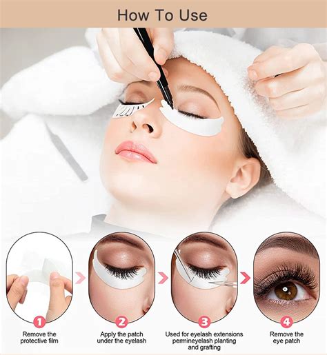 Custom Foam Tape Eyepatch Microfoam Eye Pads Eyelash Extensions Foam